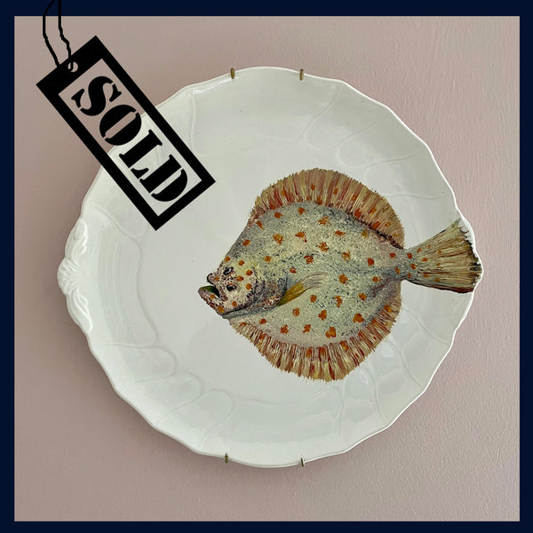 SOLD - Plated: original fine art oil painting on an old platter - Plai ...